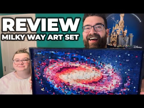 LEGO 31212 Milky Way Galaxy Art Set Review + Hanging Tips!