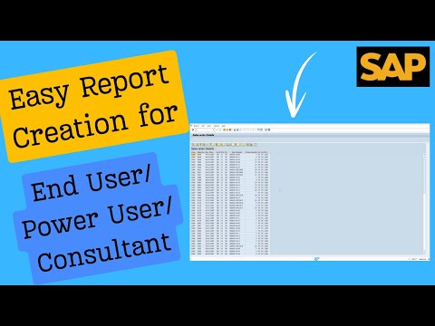 Query Creation in SAP(2024)| Report Creation in SAP| T code- SQVI | ECC/ S4HANA.