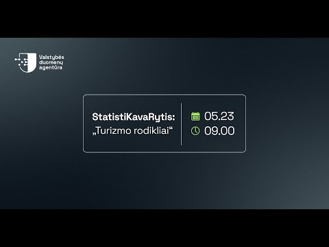 StatistiKavaRytis: Turizmo rodikliai