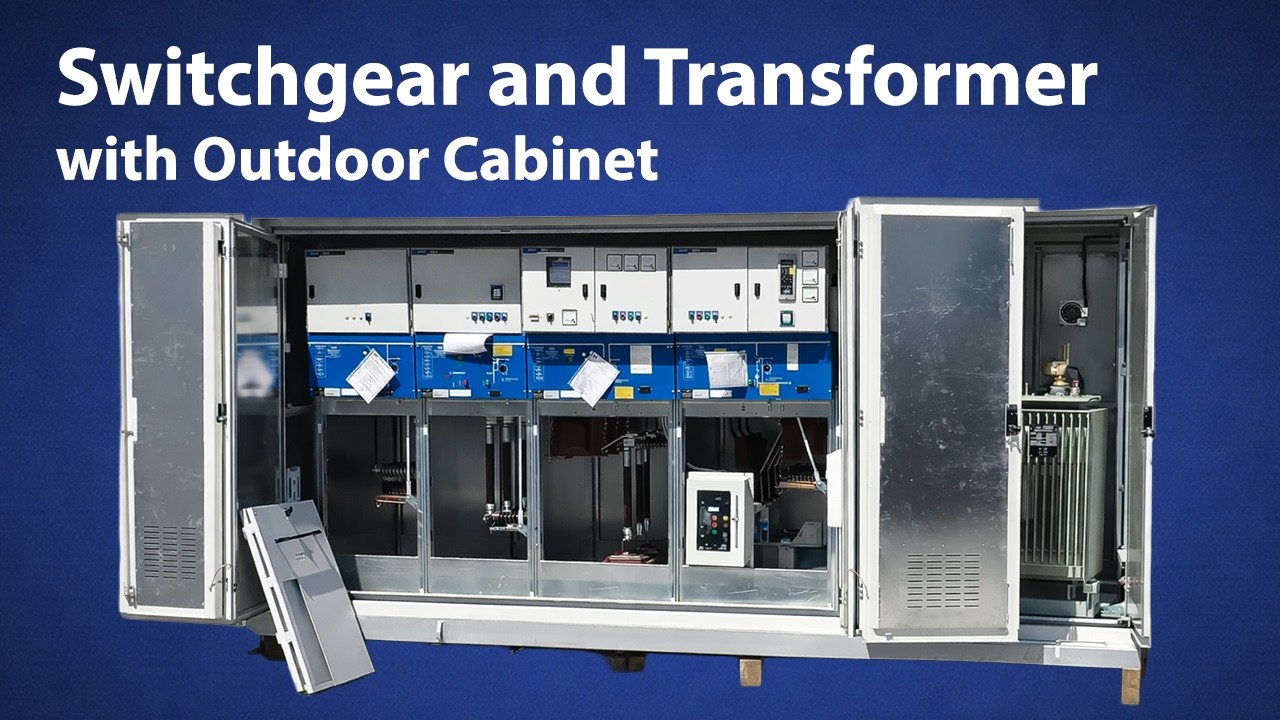 Germarel Switchgear and Transformer with Outdoor Cabinet from Germany
