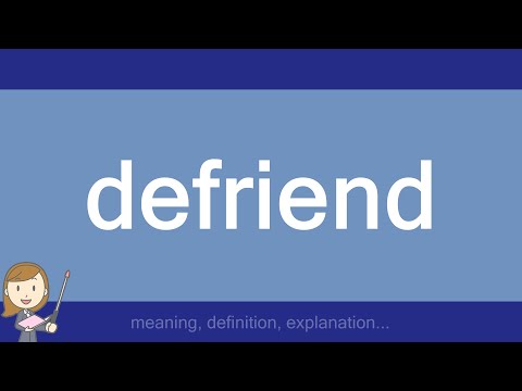 defriend