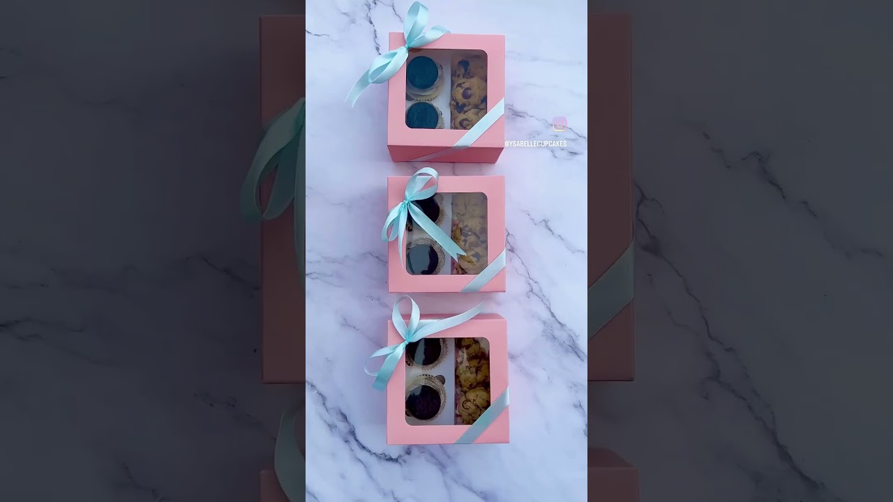 Creative way to make a dessert gift box #shorts