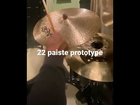 Paiste 22” Masters prototype ride Video! | Reverb