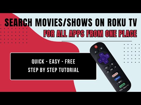 ROKU TV HACK: Search movies/shows on ALL apps from ONE place #tv #howto #tutorial