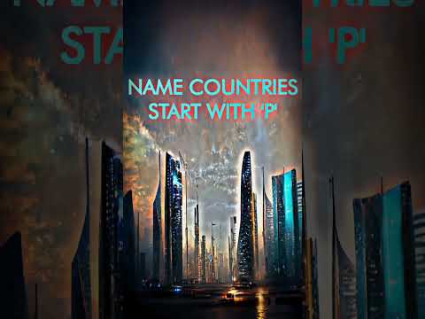 Name countries start with 'P' || first letter p countries name|| #shorts @edit2.027