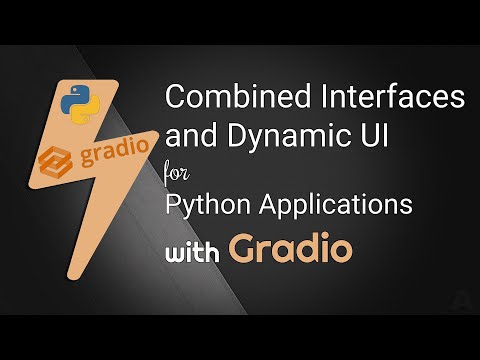 How to build combined interfaces and dynamic UI for Python application?