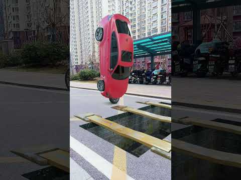 I didn’t expect the car to have a wheel like this????3D Special Effects | 3D Animation #shorts #vfxhd
