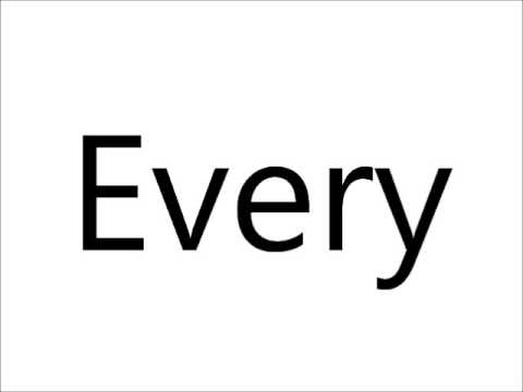 How to Pronounce Every