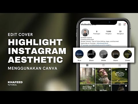Cara Buat Cover Highlight Instagram Aesthetic Di Aplikasi Canva