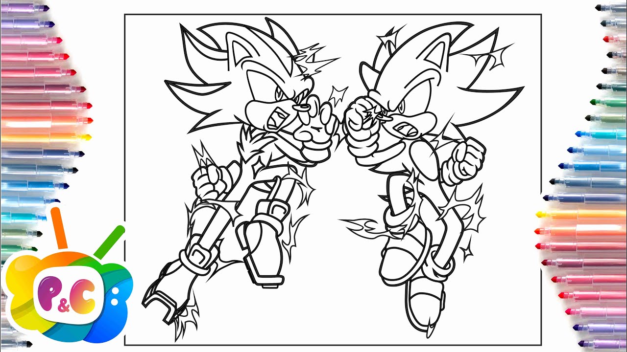 Super Sonic vs Super Shadow Coloring Pages/Sonic 3 Predictions/ Tobu - Memory Lane [NCS Release]