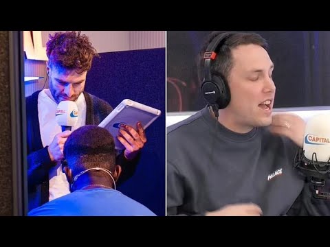 Jordan North's Live Testicular Exam for Chris Stark's Cancer Awareness