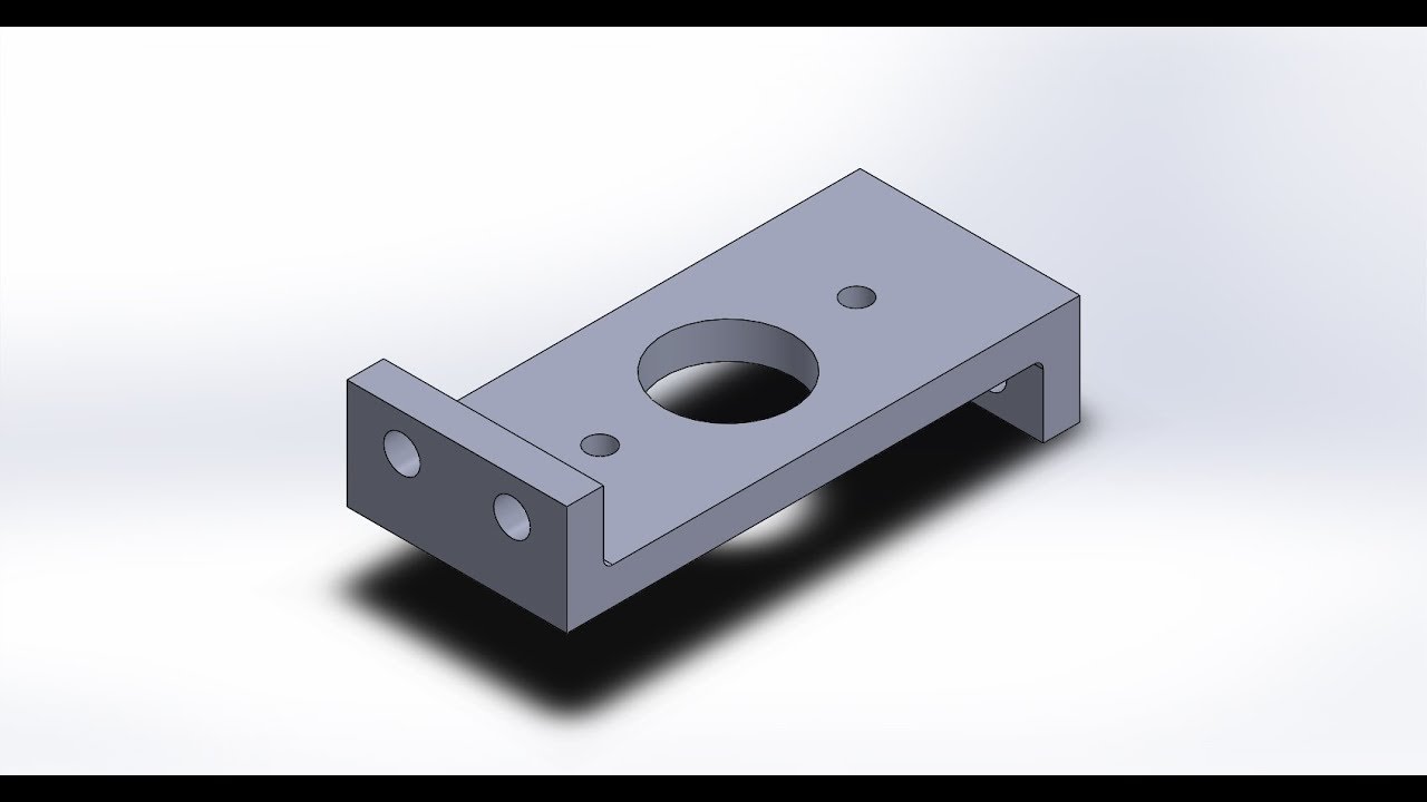 Parametric Modeling with Solidworks Ch.14 #Base-Plate
