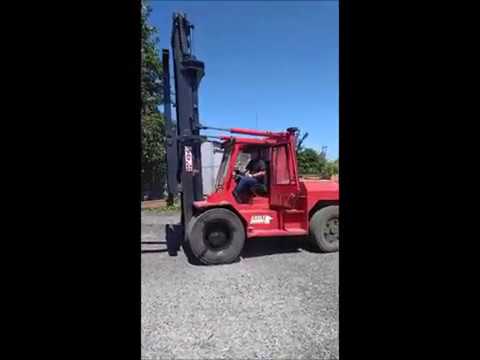 #SOLD Taylor Big Red Forklift Model TE-300S With a 30,000 lbs. capacity. Only 1,259 hours.