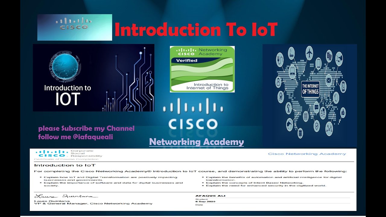 Introduction to IoT|| Cisco||Full Quiz Answers||Free Certification||Afaque Ali