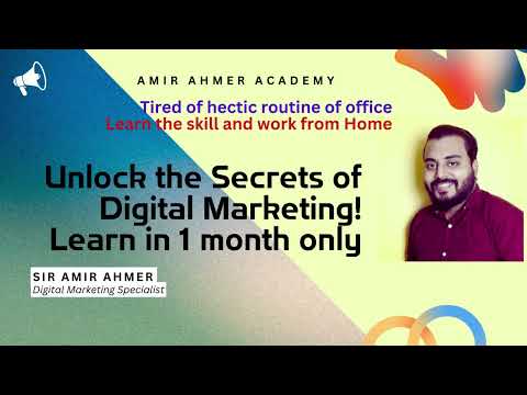 Admission in Amir Ahmer Academy - Learn Digital Marketing