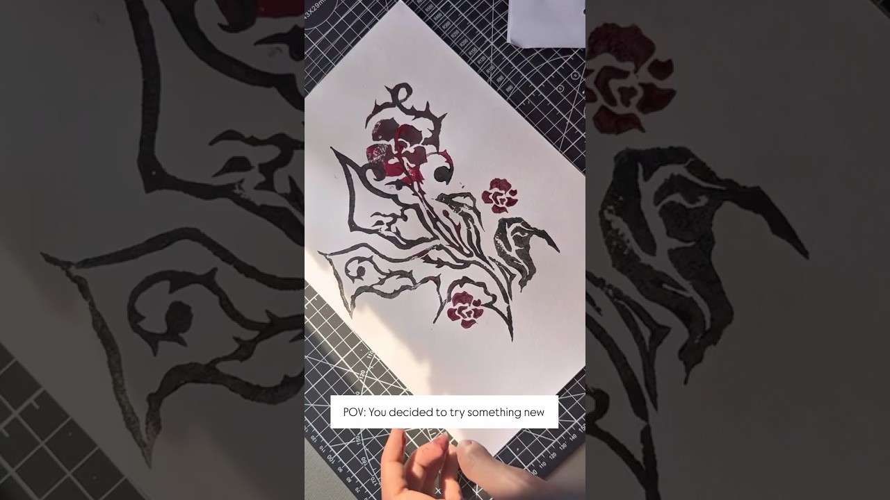 Making My First Linocut Stamps #linocutprint #art #artist