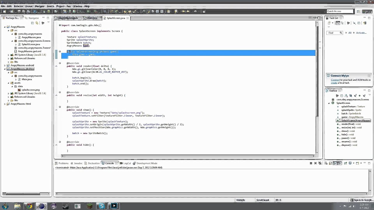 Creating a Game in Java - Episode 2: Getting Graphics to the Screen