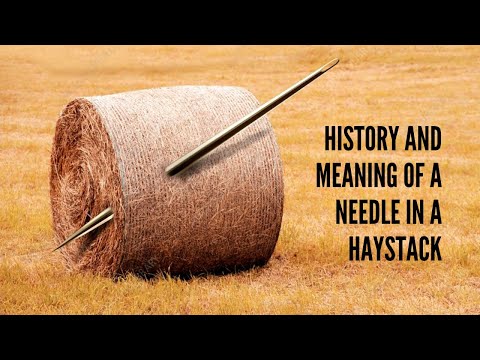History and Meaning of A Needle in a Haystack