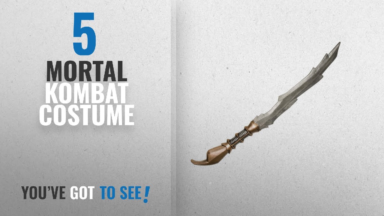 Top 10 Mortal Kombat Costume [2018]: Mortal Kombat Scorpion Sword