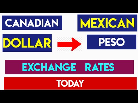 Canadian Dollar To Mexican Peso Current ExchANGE Rates Today 16 October 2024