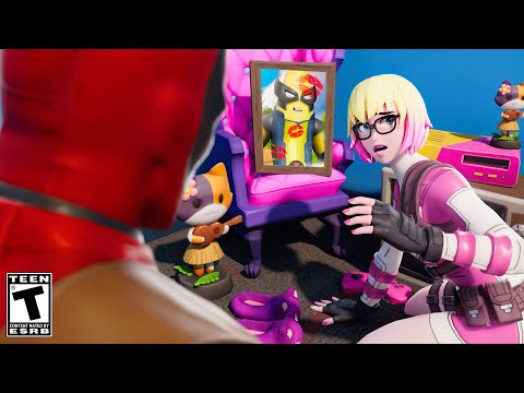 DEADPOOL finds out GWENPOOL'S big SECRET?!!..A Fortnite Short Film
