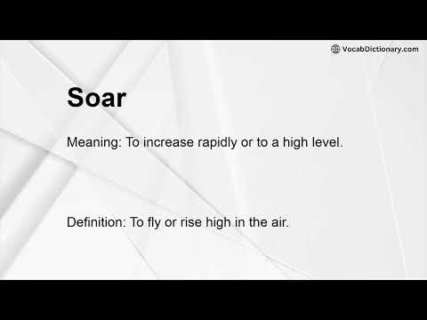 Soar Meaning