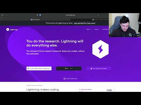 Learning about PyTorch Lightning on stream
