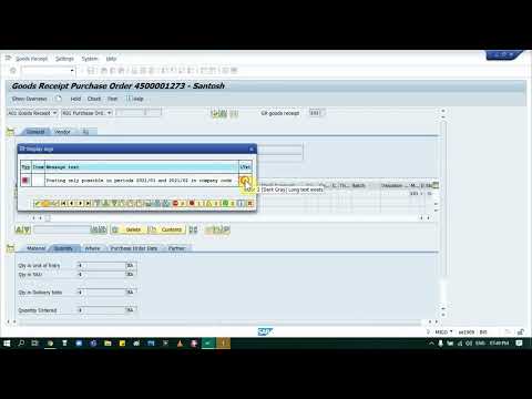 Error - Posting only possible in periods- Message No- M7053 -MMPV #sap #sapmm #sapmaterialmanagement