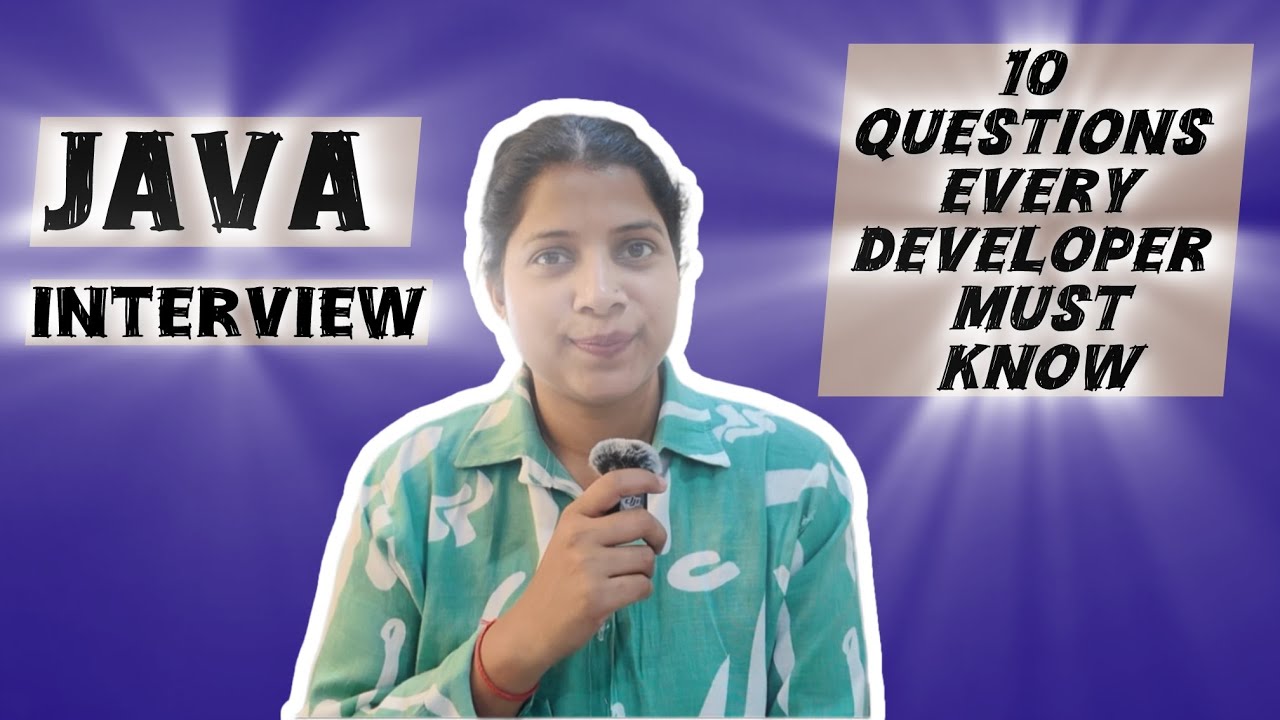 Java Interview Prep Part 1 — Core Java Questions Every Developer Must Know