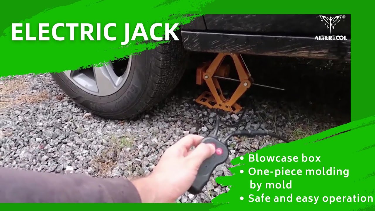 Altertool 12v electric jack car jack with impact wrench.