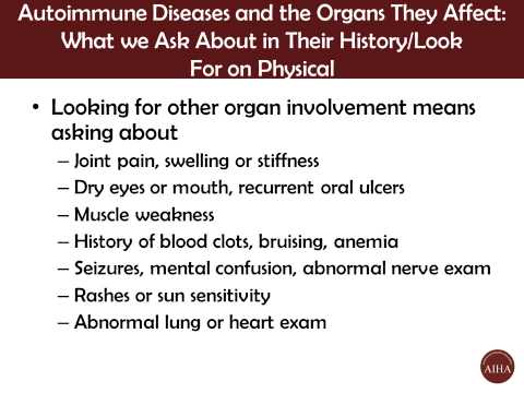 AIHA Mary Jacobs Rheumatic Disease in Patients with AIH