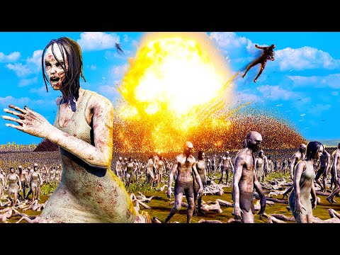 NUKING Over 10 Million ZOMBIES - Ultimate Epic Battle Simulator 2