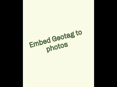 Geotag photos using GeoSetter