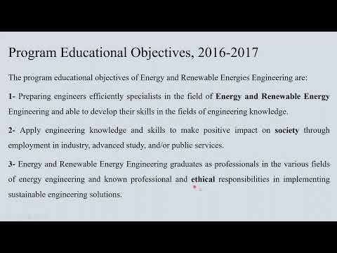program education objectives