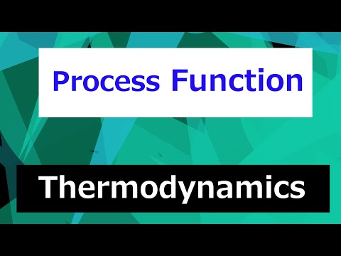 Process Function AKA Path Functions // Thermodynamics - Class 23