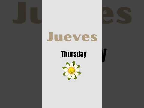 It's Friday! Es Viernes! Let's learn the days of the week   #vocabulary #learnspanish #daysoftheweek