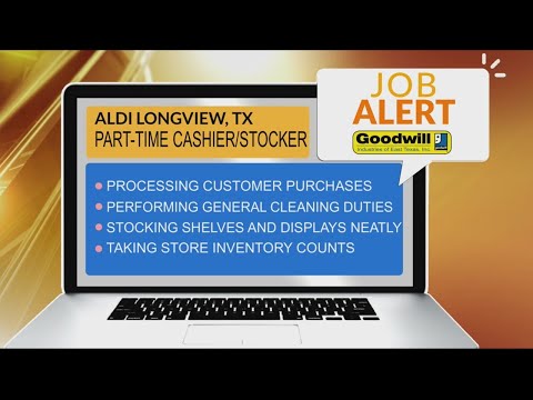 JOB ALERT: ALDI in Longview needs a Part-Time Cashier/Stocker