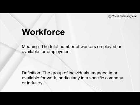 Workforce Meaning