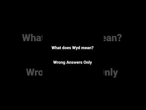 #wronganswer #trending #trend Guys what does Wyd mean?