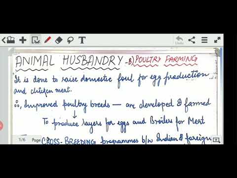 Class 9th POULTRY FARMING