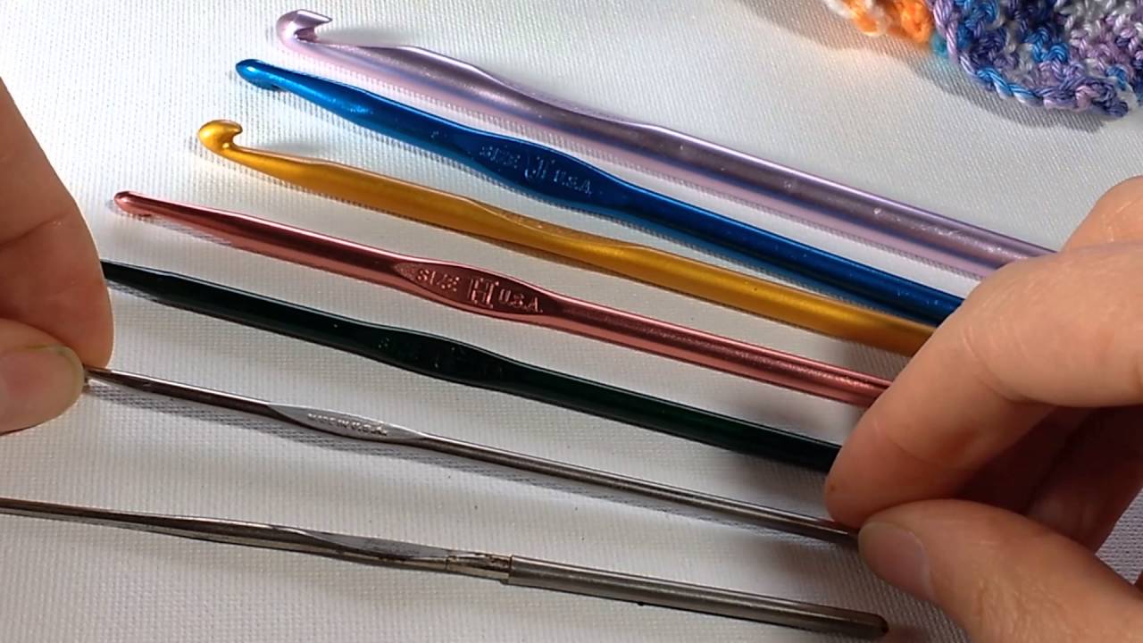Crochet Hook Size Tutorial