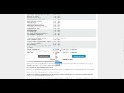 Rental Application Form Template Creation - SimpleForms.org