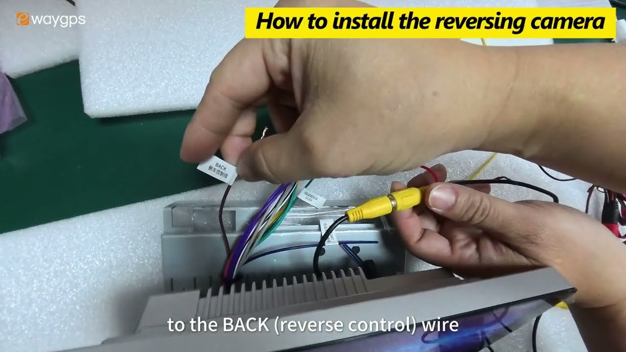 Ewaygps-TS9 Qualcomm Audio, Android 14, Screen. How to install a rearview camera?