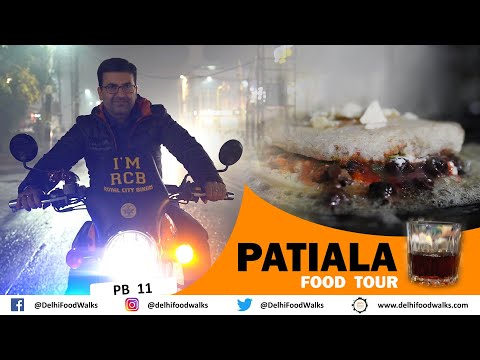 PATIALA Food Tour | Tasty CHANA KULCHA + Best Paneer Pakoda + FORMULA Chai + Patiala PEG