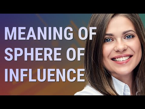 Sphere of influence | meaning of Sphere of influence