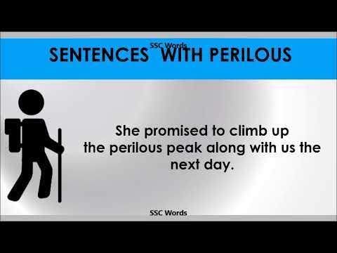 Perilous - Improve English - Meaning and 5 sentences - GRE / CAT / GMAT word - SSC Words
