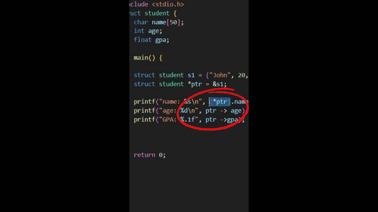 Pointer to Structure in C Language - Beginner's Tutorial