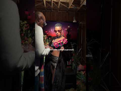 A Behind the Scenes look at a portrait shoot for Tony Ward Studio by photographer Ernest Thomas.