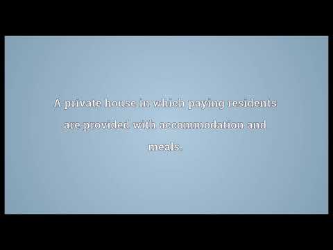 Boarding house Meaning