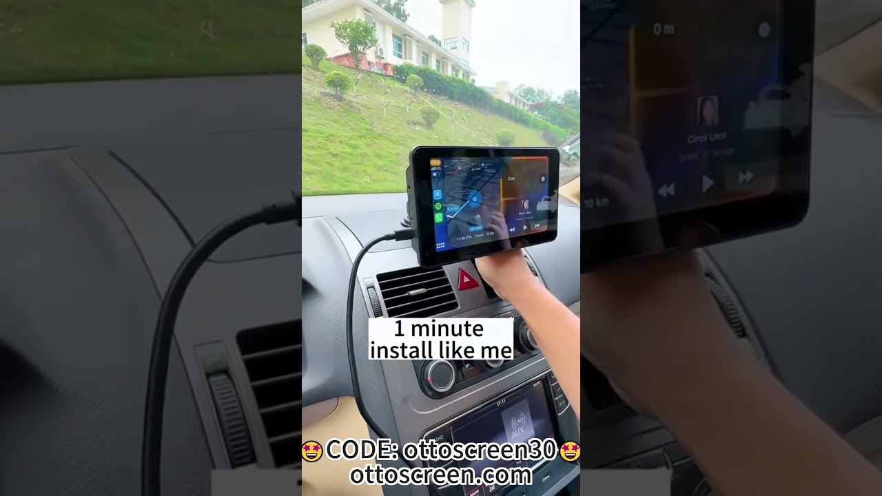 Got a $119 Apple CarPlay & Android Auto portable Stereo. Fits for any cars.